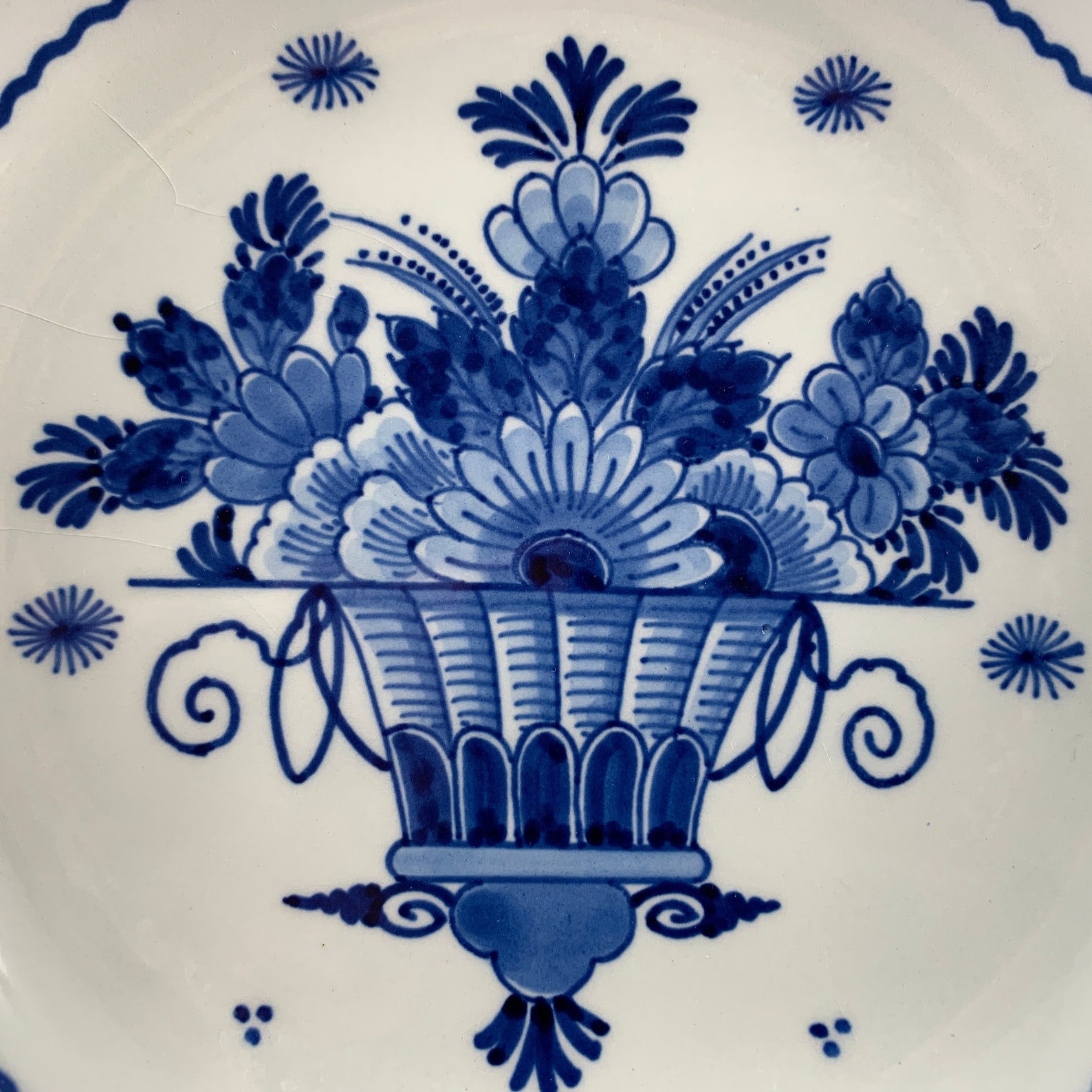 Royal Delft Blue Handpainted Plate 1979 - Collectible Delftware ...