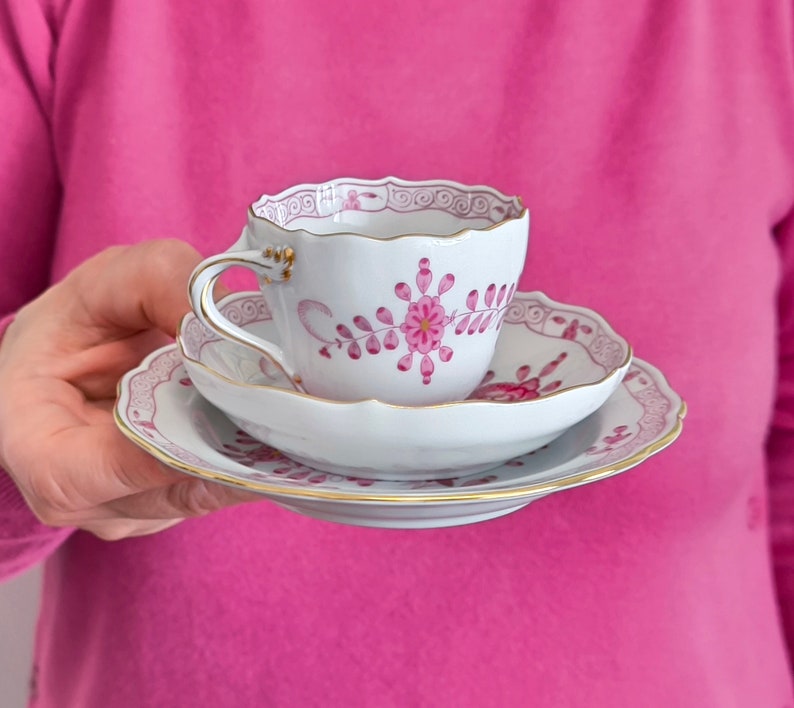 Meissen Coffee Set Blue Crossed Swords Coffee Cup With Saucer and Plate ...