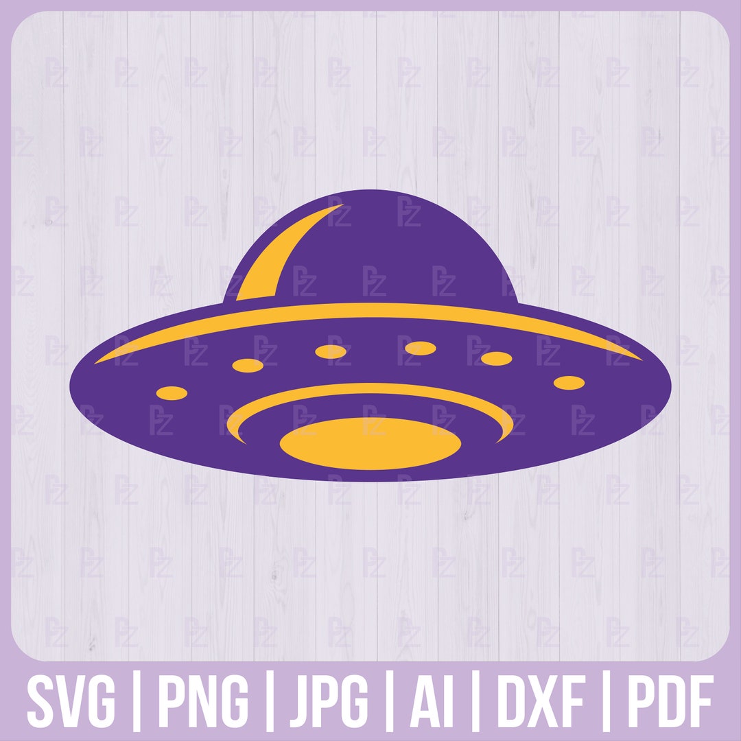 UFO SVG, Alien Svg, Space Svg, Svg, Dxf, Png, Jpg, Pdf, Eps, Digital ...