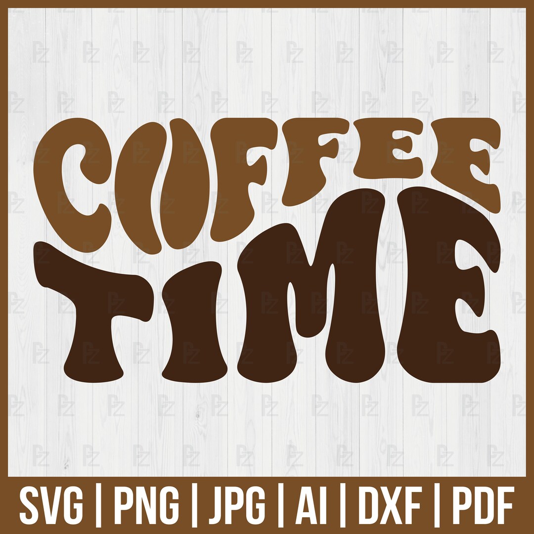 Svg Coffee, Coffee Bean Clipart and Vector, Digital File, Instant ...