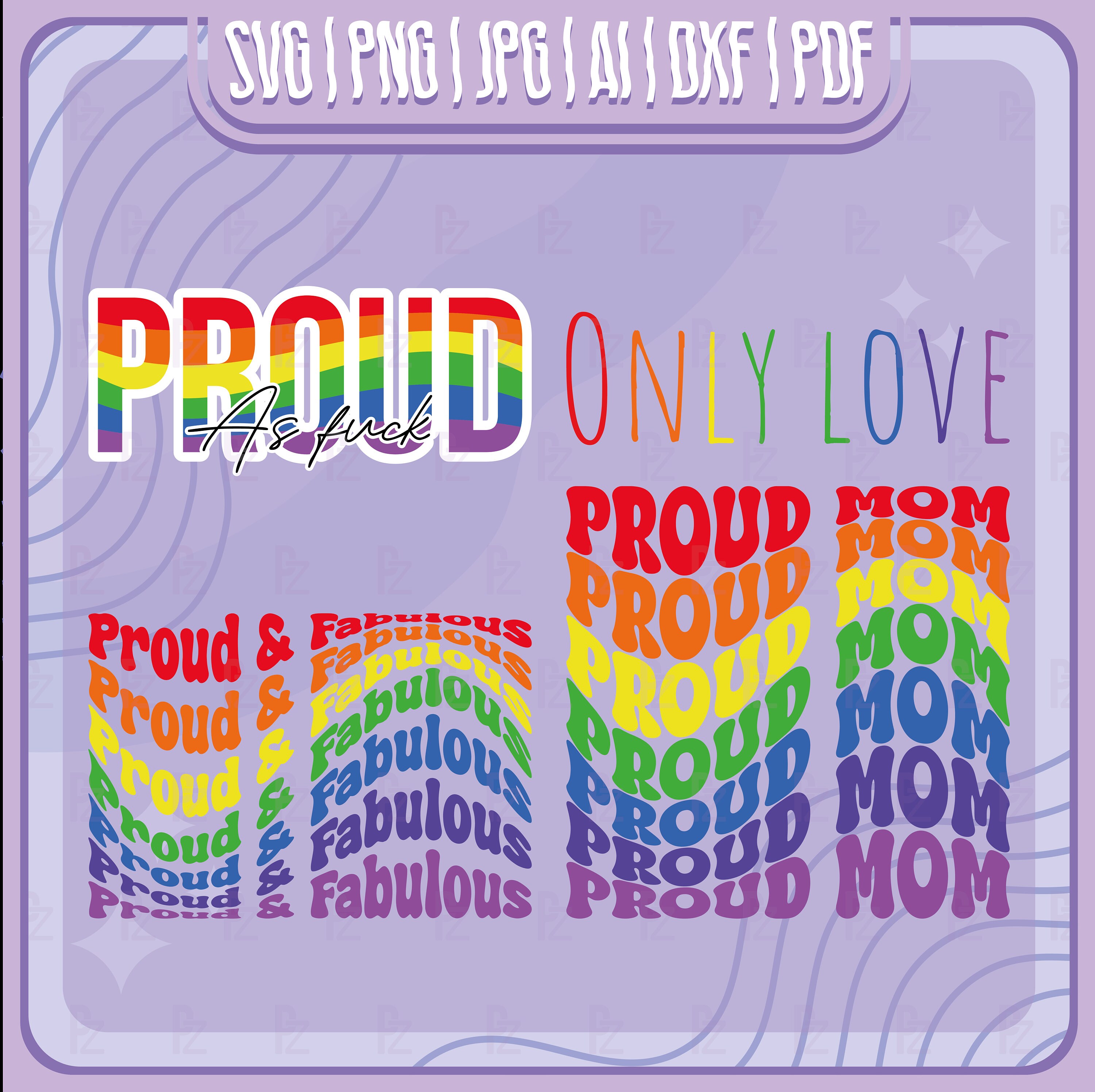 LGBTQ SVG Bundle Pride Svg Gay Svg Rainbow Svg Gay Pride Shirt Svg Gay ...