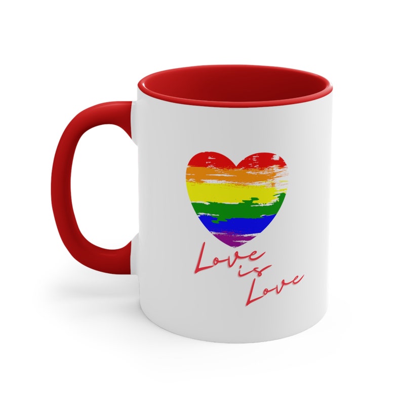 Love is Love Mug, LGBT Mug, Fun Mug, Gift Mug, Holiday Mug, Anniversary ...