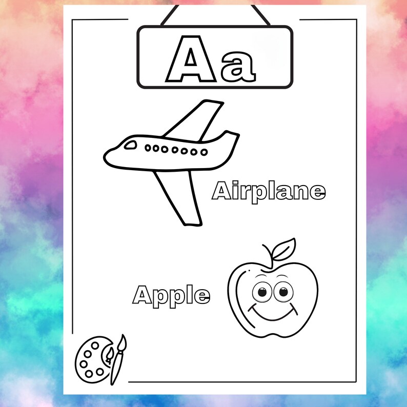 40 Alphabet Coloring Pages for Kids, Toddlers, Preschoolers, Homeschool ...