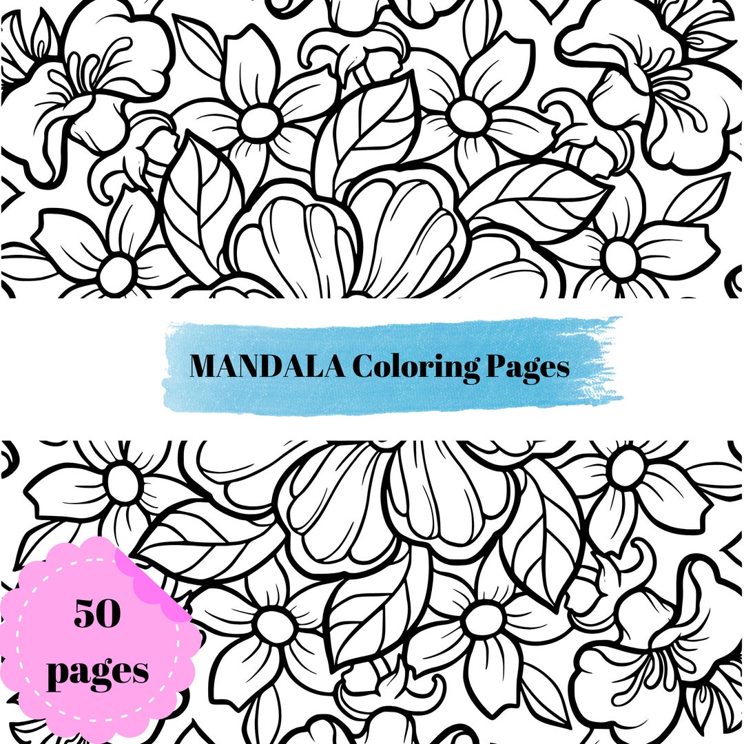 Mandala Coloring Pages | Mandalas Art for Beginners | Printable ...