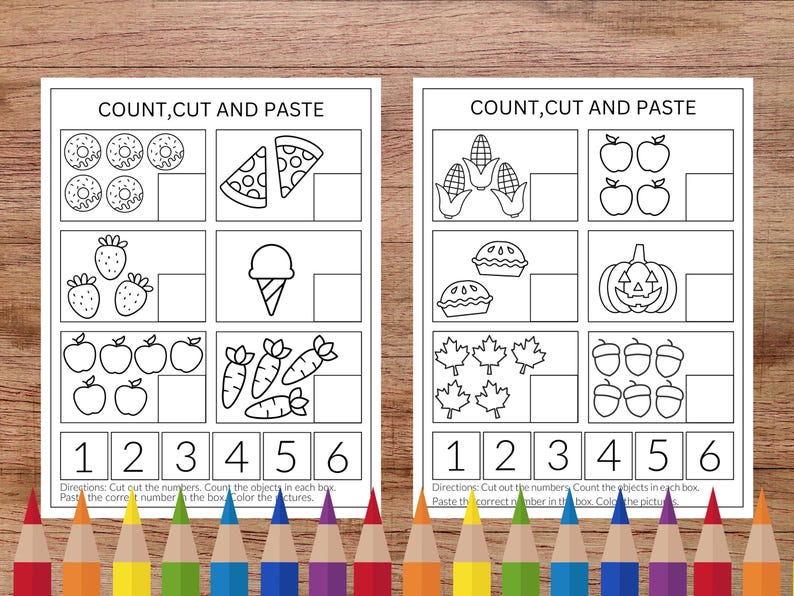 Preschool Math Worksheets, Counting Worksheets, Beginning Math ...
