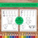 Preschool Alphabet Tracing & Coloring Pages | A–Z Letter Tracing ...
