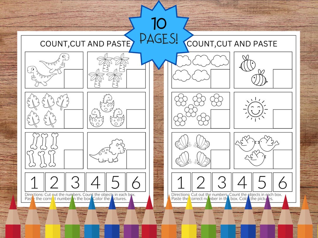 Preschool Math Worksheets, Counting Worksheets, Beginning Math ...