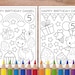 Personalized Unicorn & Dragon Birthday Coloring Placemat Page, Fun Kids ...