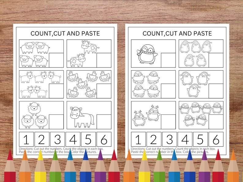 Preschool Math Worksheets, Counting Worksheets, Beginning Math ...