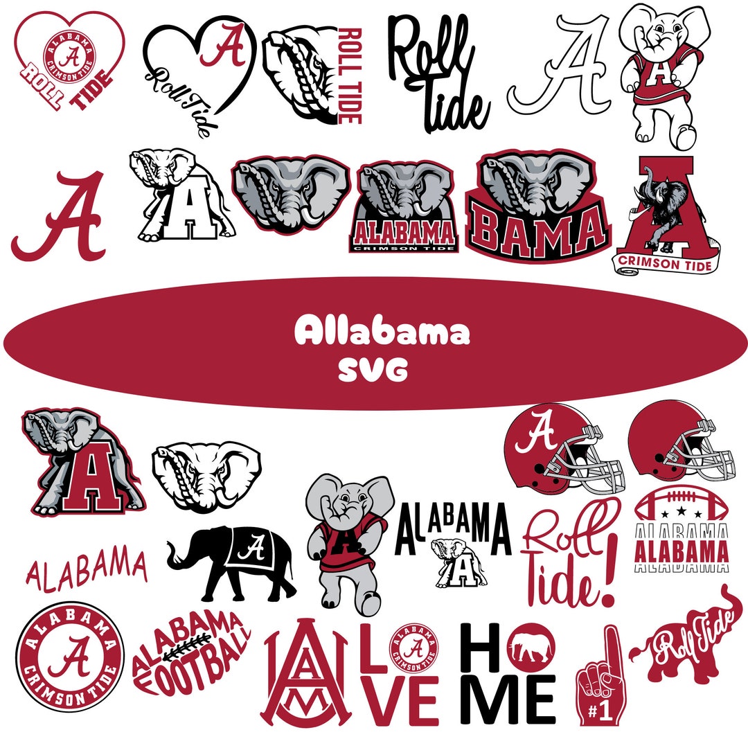 Alabama Png, Alabama Svg, Roll Tide Svg, Alabama Football Svg, Alabama ...