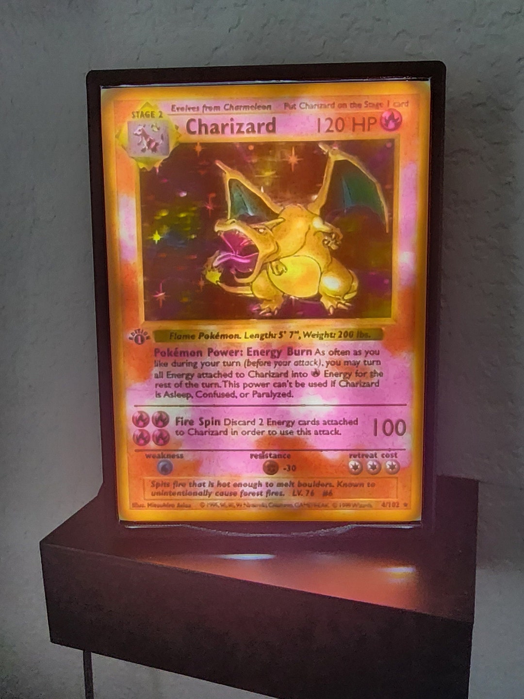 TCG Card Light Box Lithophane (pokemon/mtg/yu-gi-oh!/lorcana/sports) - Etsy