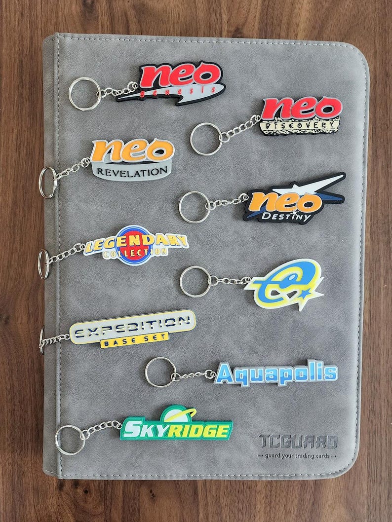 Vintage Wotc Neo E-series E-card Legendary Collection Logo 3D Binder ...
