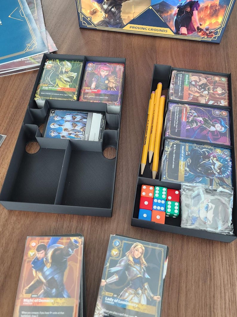 Riftbound Proving Grounds Box Insert Organizer, Easy Dividers, Dense ...