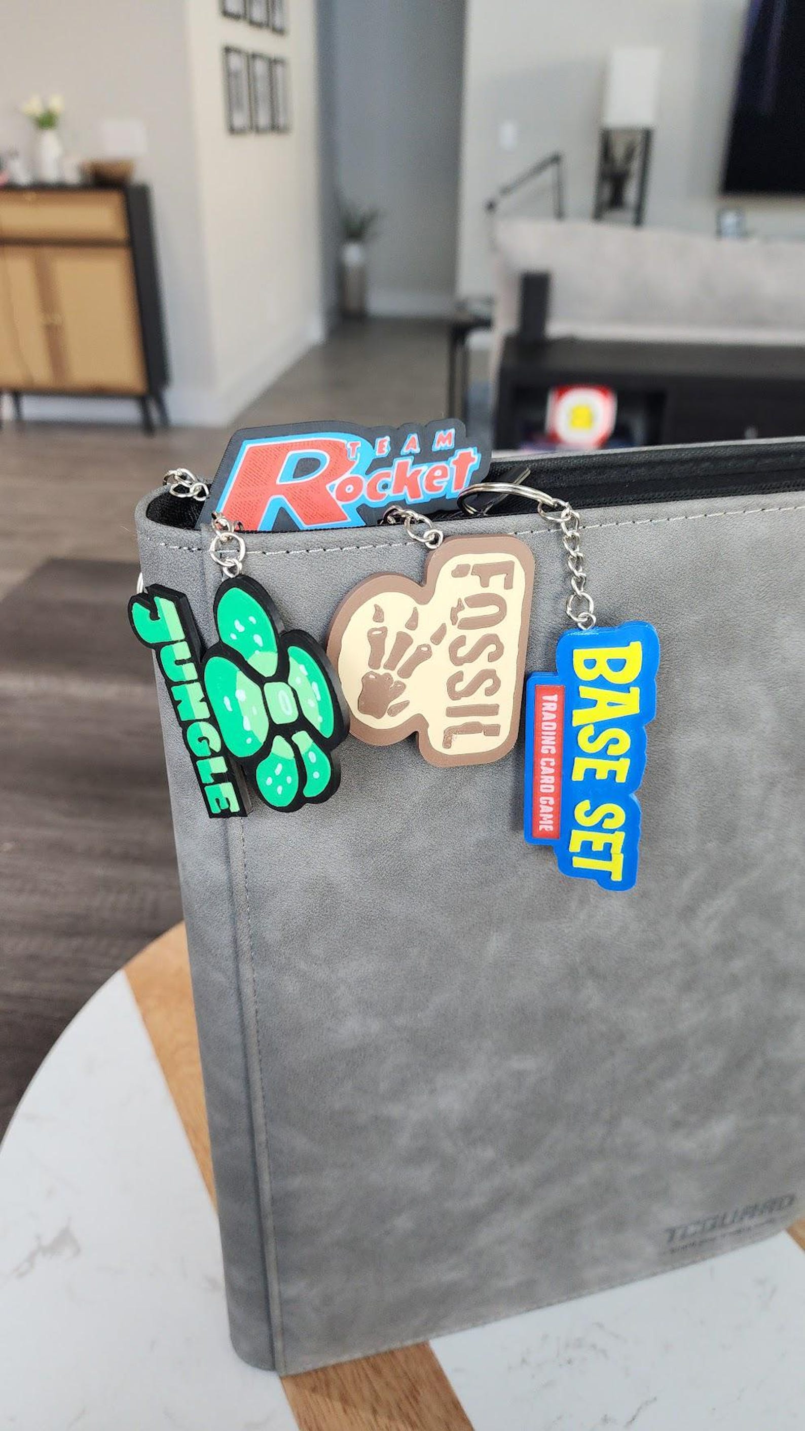 Vintage Gen 1 Logo 3D Binder Pull Tags Label Keychains Collection ...
