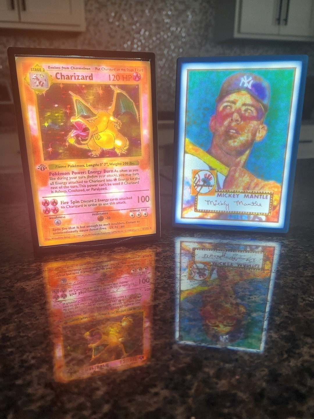 Custom Color Light Box Lithophane photos/sports/pokemon/magic/yu-gi-oh ...