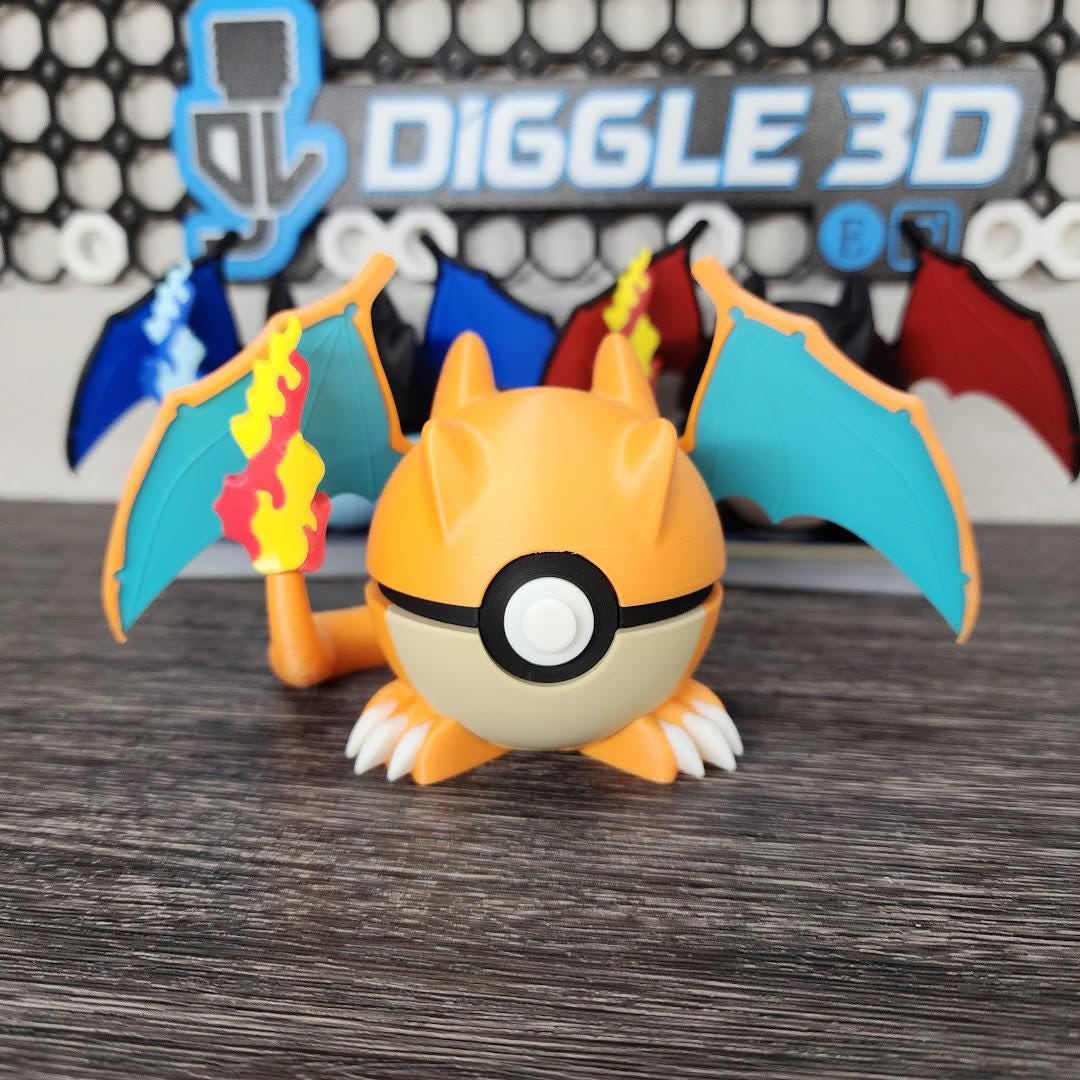 Buy Charizard (#0006) Pokemon Pocket Monster Pokeball Online in India ...