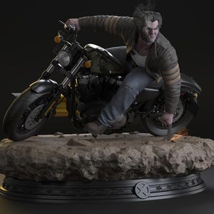 Wolverine Logan Hand-painted Collectible Figurine | Wolverine Figure ...