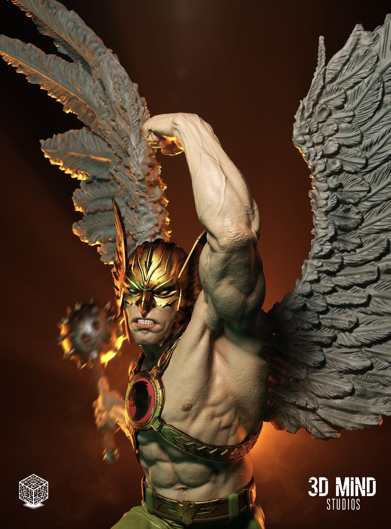 Hawkman Hand-painted Collectible Figurine Hawkman Figure Collectables ...