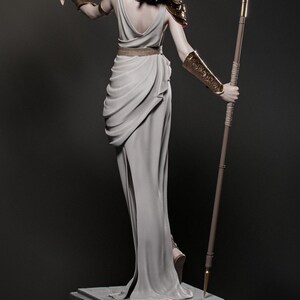 Athena 12K Quality Hand Painted Figurine, Mythology, Gift Athena Fans ...