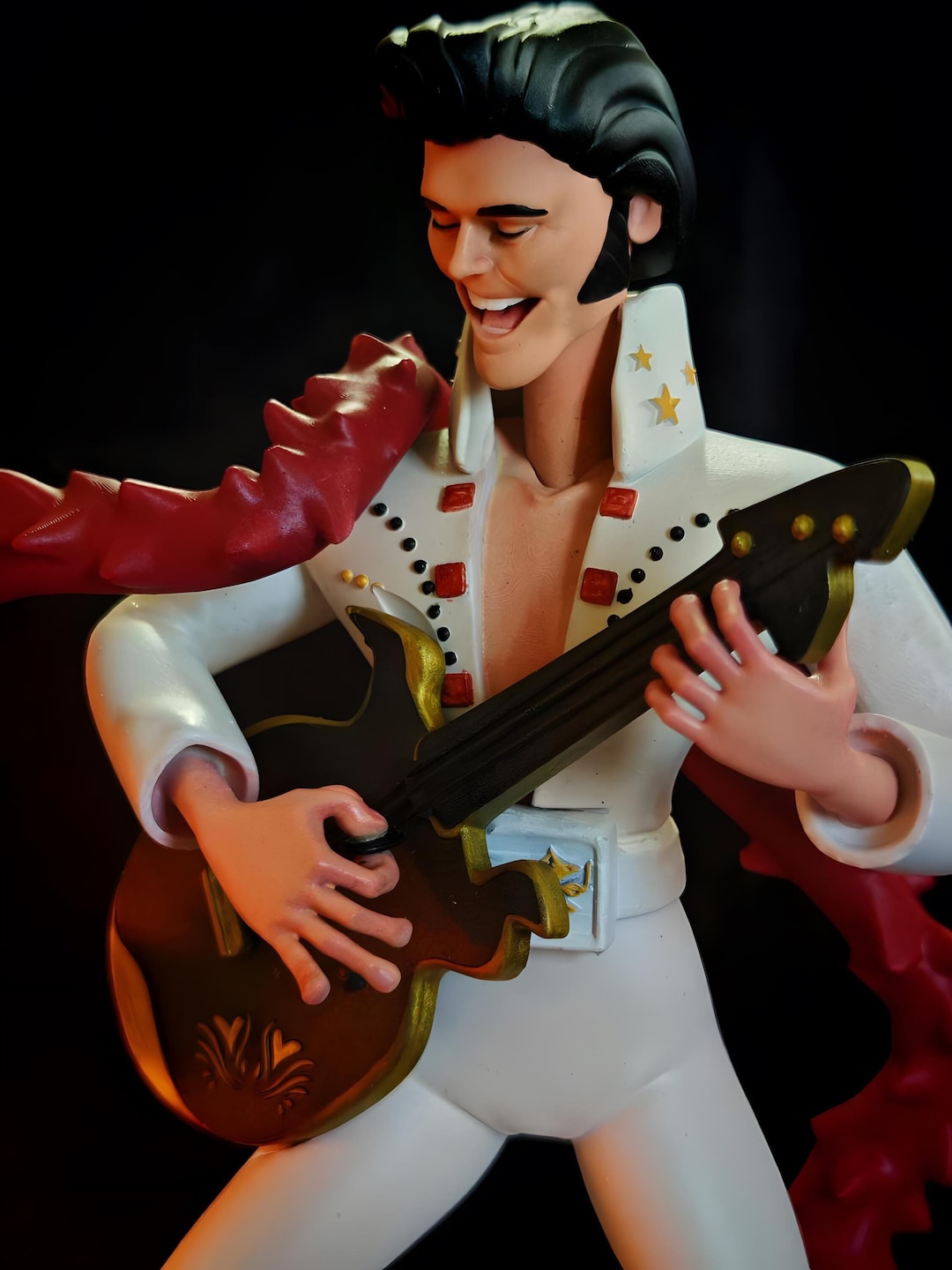 Elvis Presley Cartoon 3D Figurine - Fun Elvis Collectible, Iconic Music ...