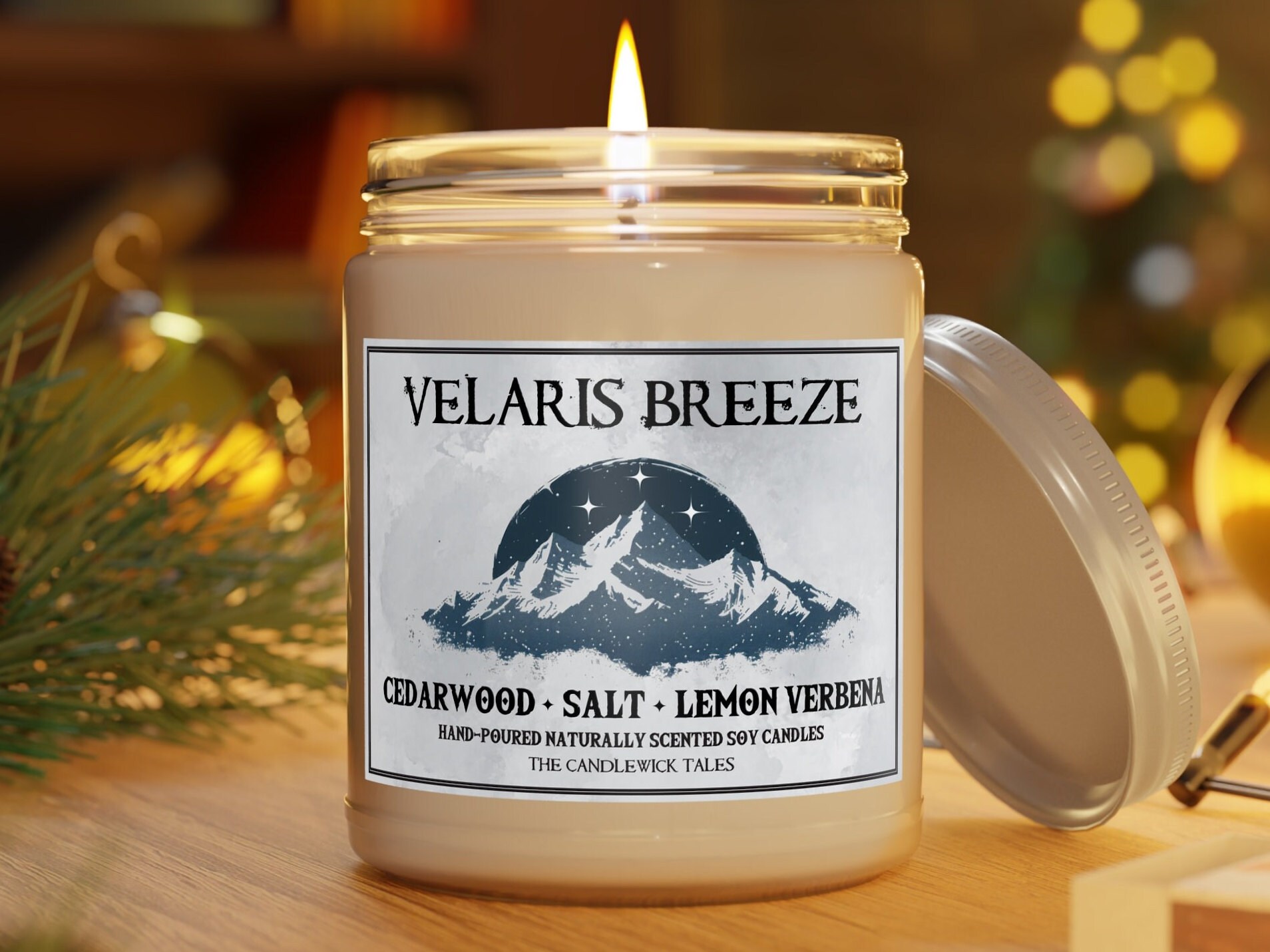Velaris Breeze Candle, Fan-made, A Court of Thorns and Roses, Soy Vegan ...