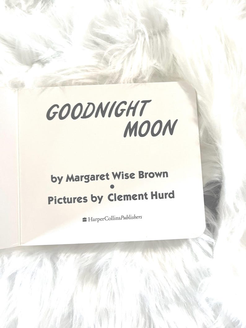 Goodnight Moon Board Book, Kids Vintage Book for Childrens Bedtime ...