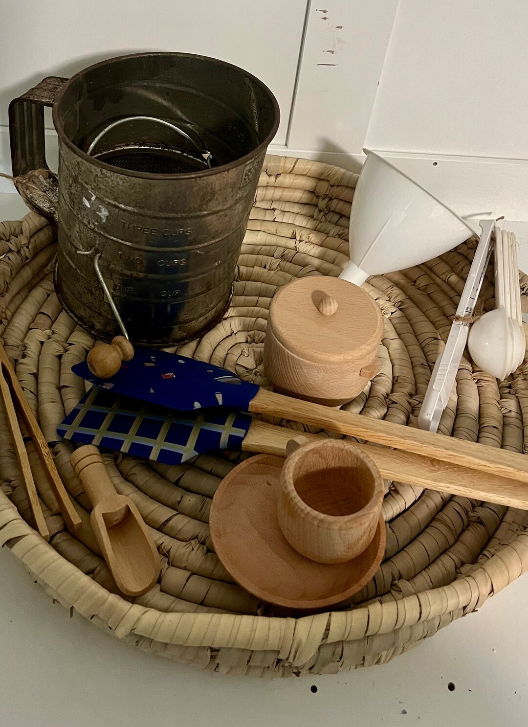 Mud Kitchen Tools for Kids, Practical Life Waldorf Set, Educational ...