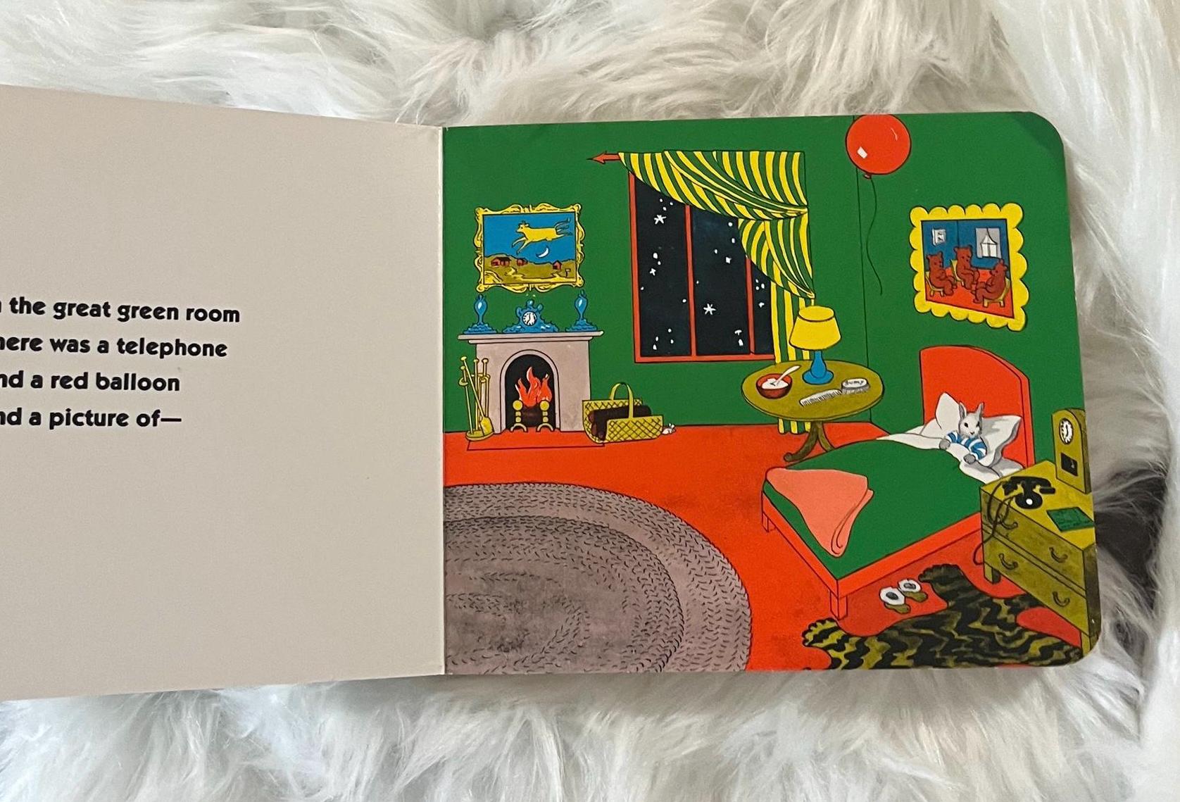 Goodnight Moon Board Book, Kids Vintage Book for Childrens Bedtime ...