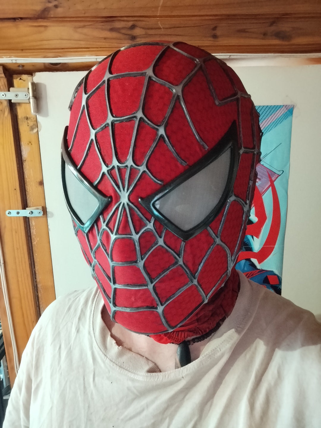 Spiderman Tobey Maguire 2004 Sam Raimi Mask With Faceshell Magnetic ...