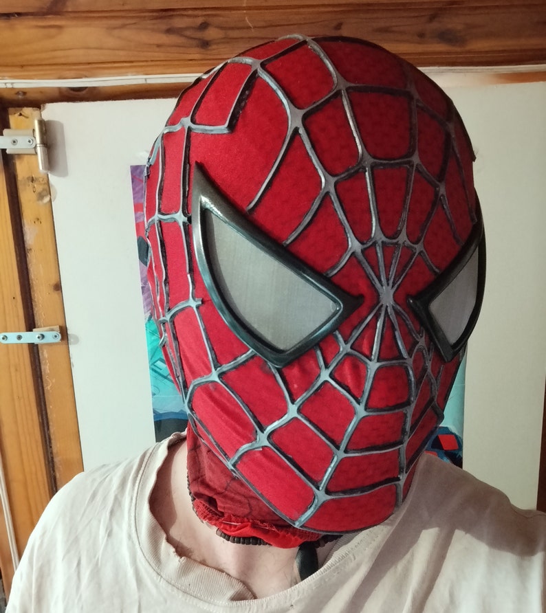 Spiderman Tobey Maguire 2004 Sam Raimi Mask With Faceshell Magnetic ...