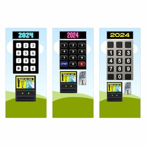 Vending Machine Money Panel Canva Template | DIY Gift Box (digital ...