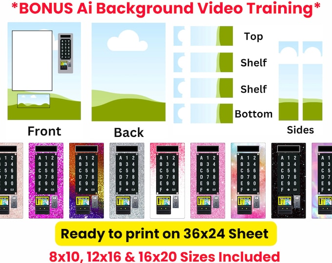 16 X 20 - Custom Vending Machine - Gift Boxes - Etsy
