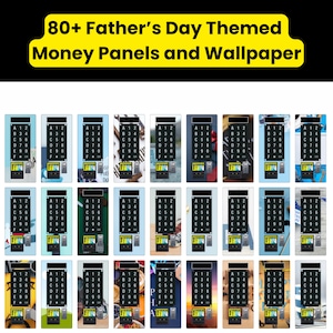Vending Machine Money Panel Canva Template | DIY Gift Box (digital ...