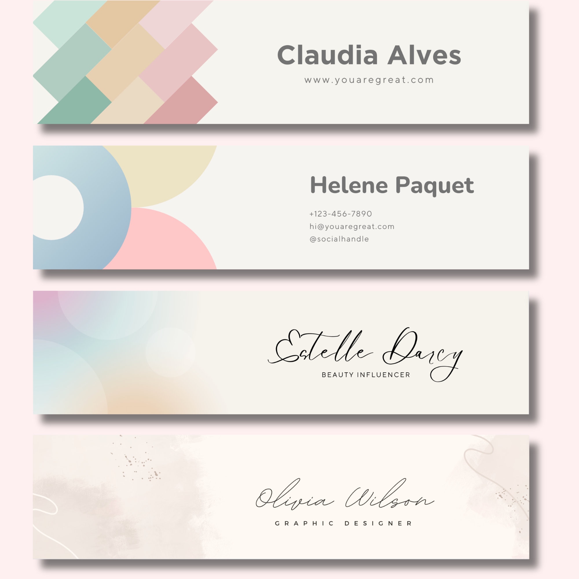 Minimalist Linkedin Banner, Background Cover, Profile Picture, Branding ...