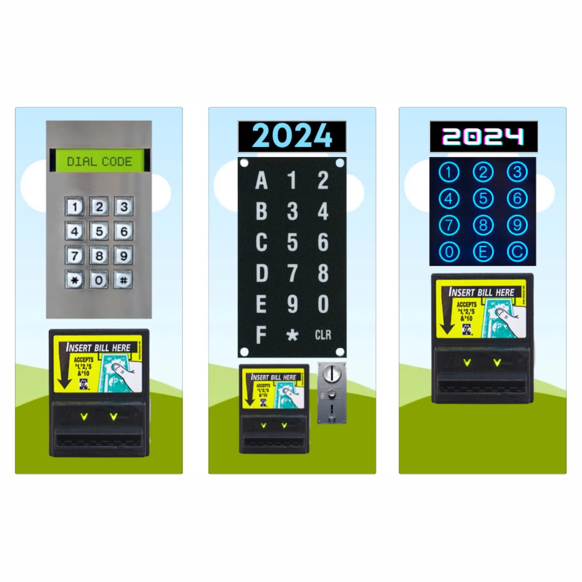 Money Panel for Vending Machine Template Edit in Canva Gift Box Diy ...