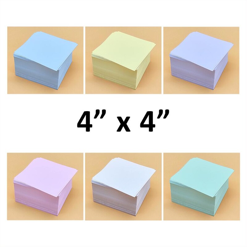 Pastel Sticky Notes - Etsy