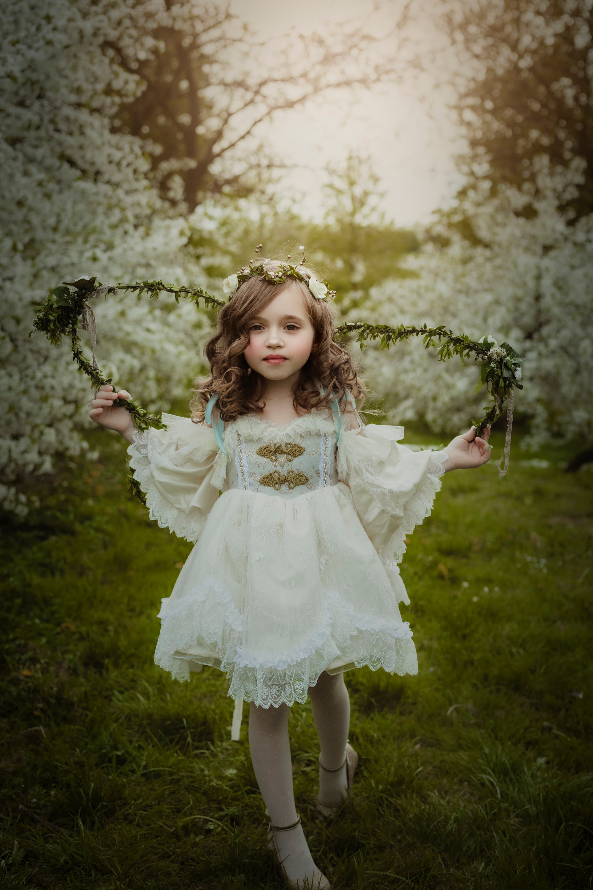 Matching Mother Daughter Lace Dress: Silk Cotton Ruffle Maxi - Etsy