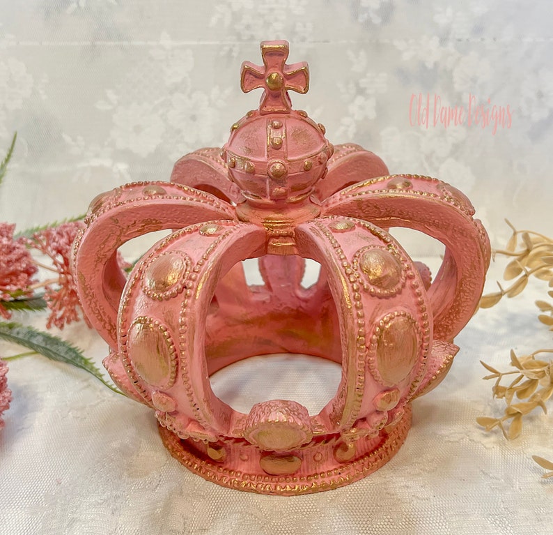 Shabby Chic Tabletop Crown French Country Decor Kings' Crown Sculpture ...