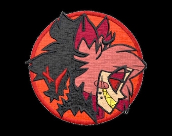 Hazbin Hotel Lucifer Morningstar Inspired Embroidered Patch - Etsy