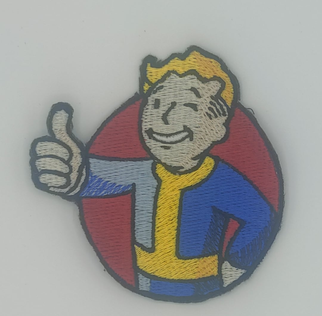 Fallout Inspired Embroidered Patch - Etsy