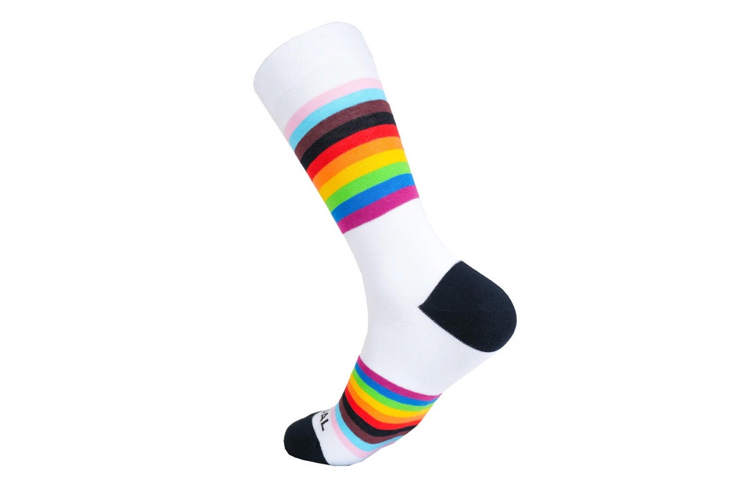 Prequal Inclusive Rainbow Pride Socks - Etsy