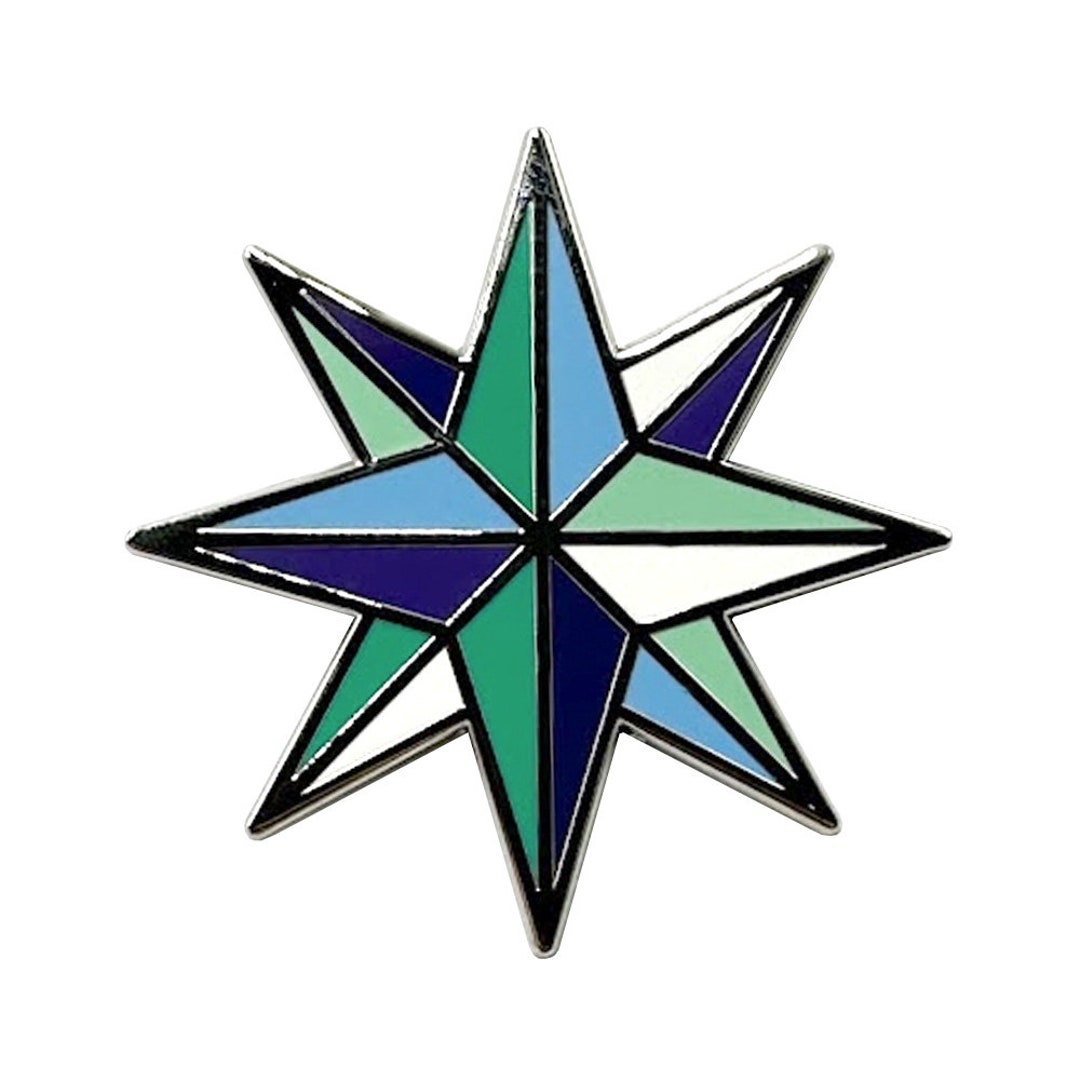 LGBTQ+ Metal Star Lapel Pin - Gay Male / MLM (men Loving Men) - Etsy