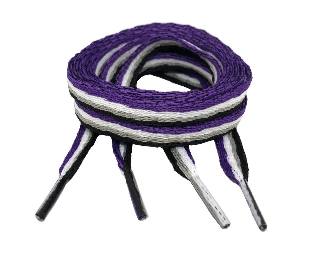 LGBTQ+ Shoelaces - Asexual Colours - Etsy