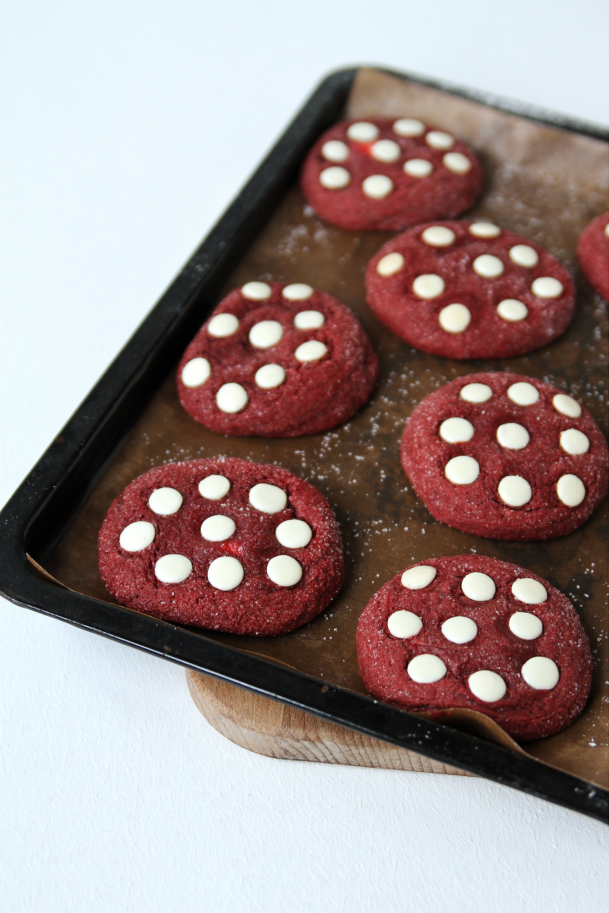 Red Velvet Double Filling Cookie Recipe Gourmet Cookie Recipe Stuffed ...