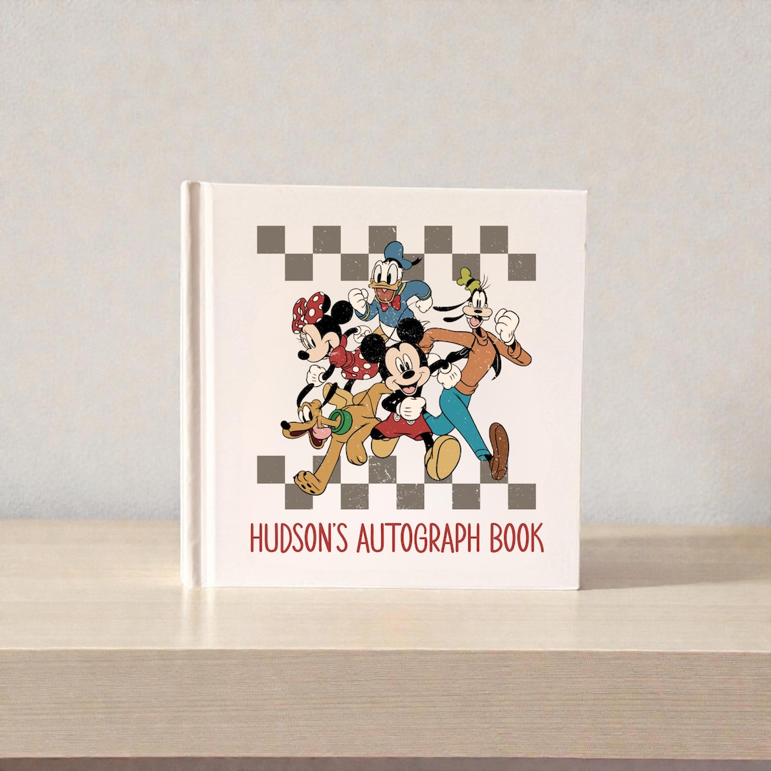 Disney Personalized Magical Character Autograph Book • Theme Park ...