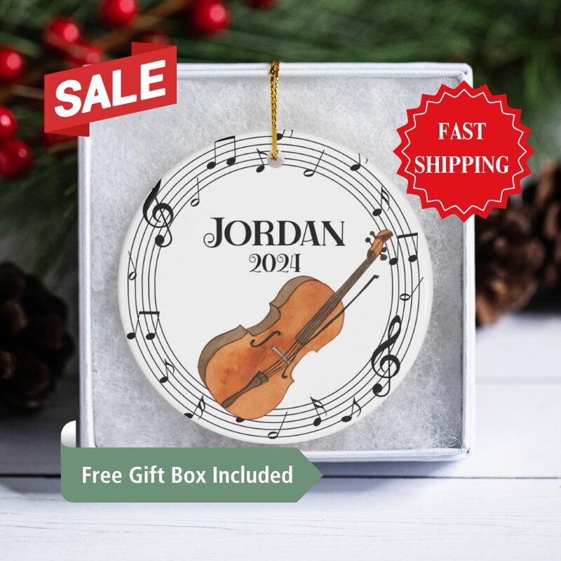 Violin Ornament - Etsy
