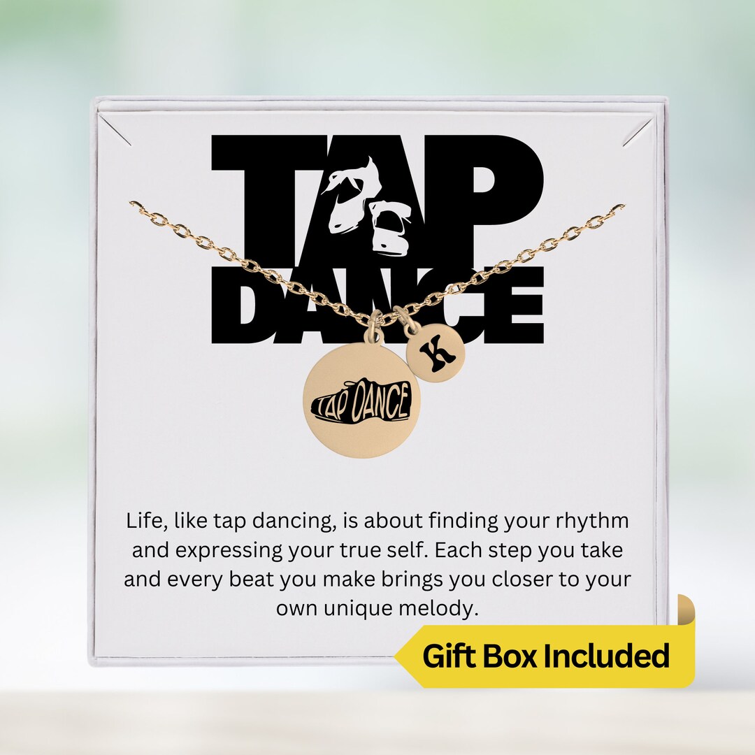 Personalized Dancer Necklace Gifts, Tap Dance Necklace, Dance Team ...