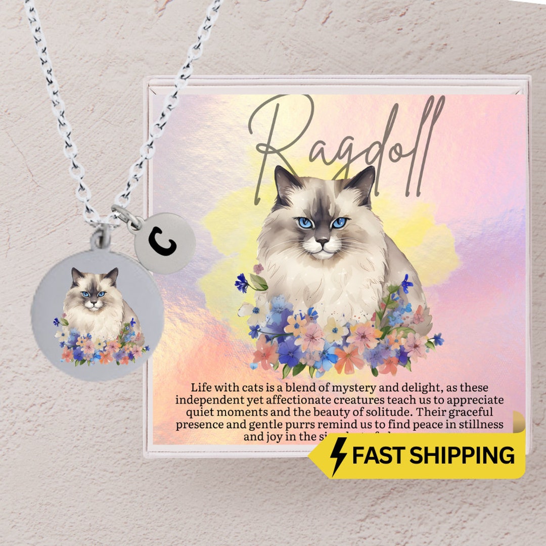 Ragdoll Necklace for Girls Personalized Ragdoll Pendant With ...