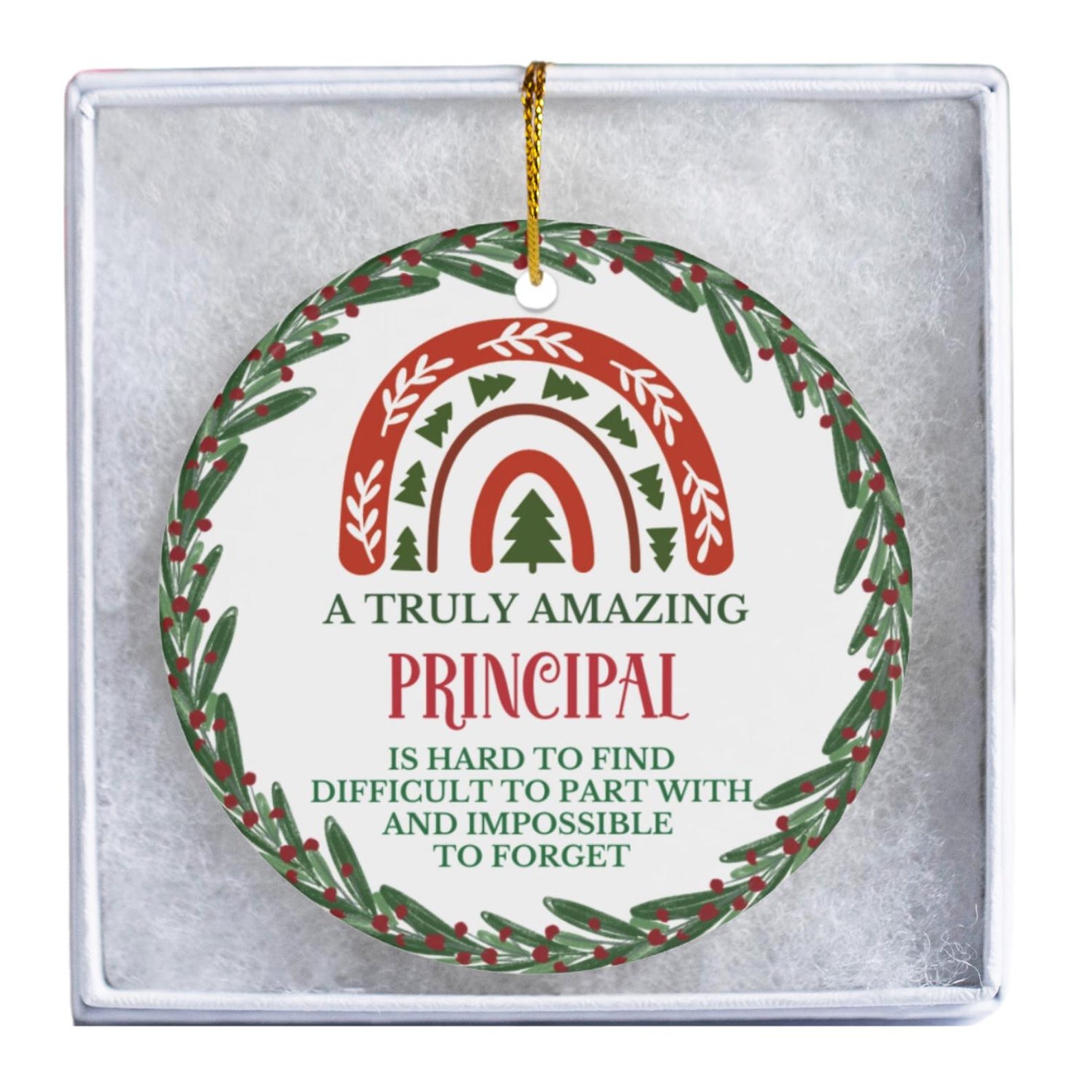Principal Ornament, Personalized Principal Ceramic Ornament Gifts ...