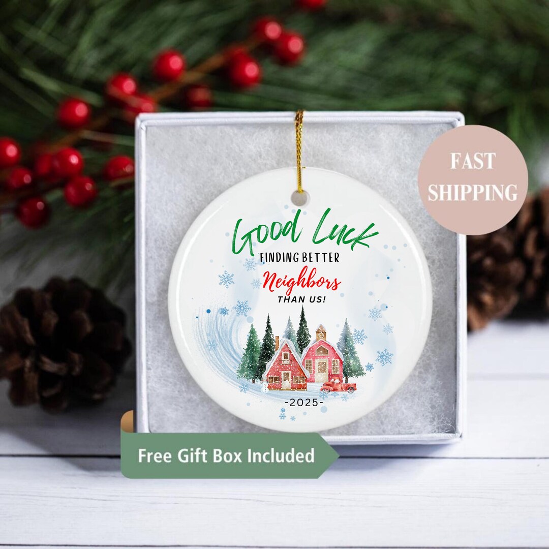 Neighbor Christmas Ornament, Neighbor Christmas Ornament Gift for Next ...
